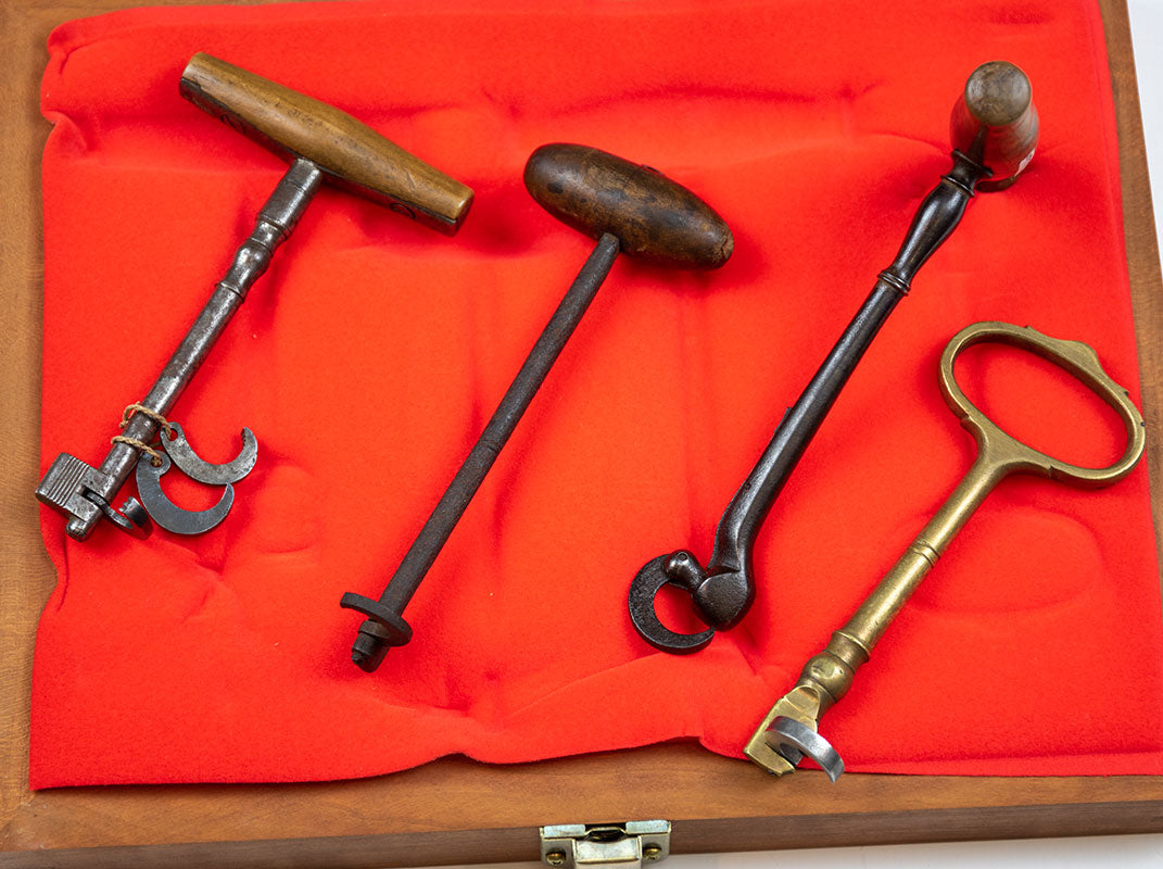 Display Box Holding 4 Different Style Tooth Keys