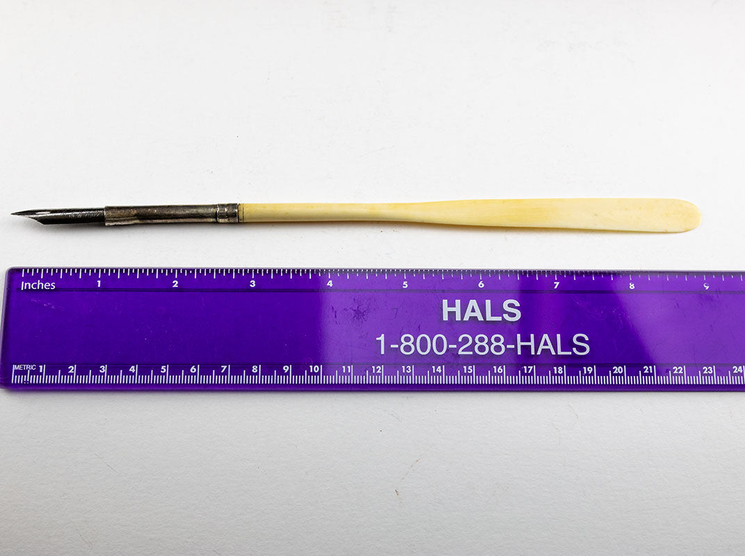 Long Ivory Handled Pen