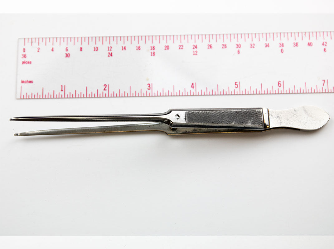 Long Finger Forcep marked Matthews, London