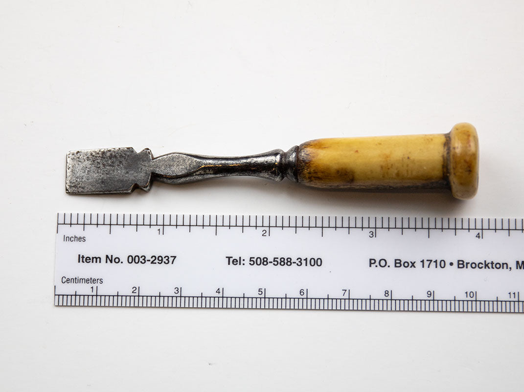 Early Ivory Handled Bone Chisel